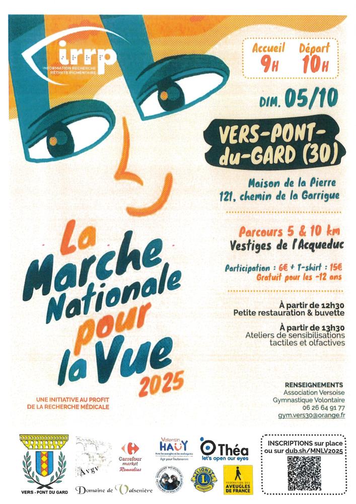 Marche nationale pour la vue - Dimanche 5 octobre 2025